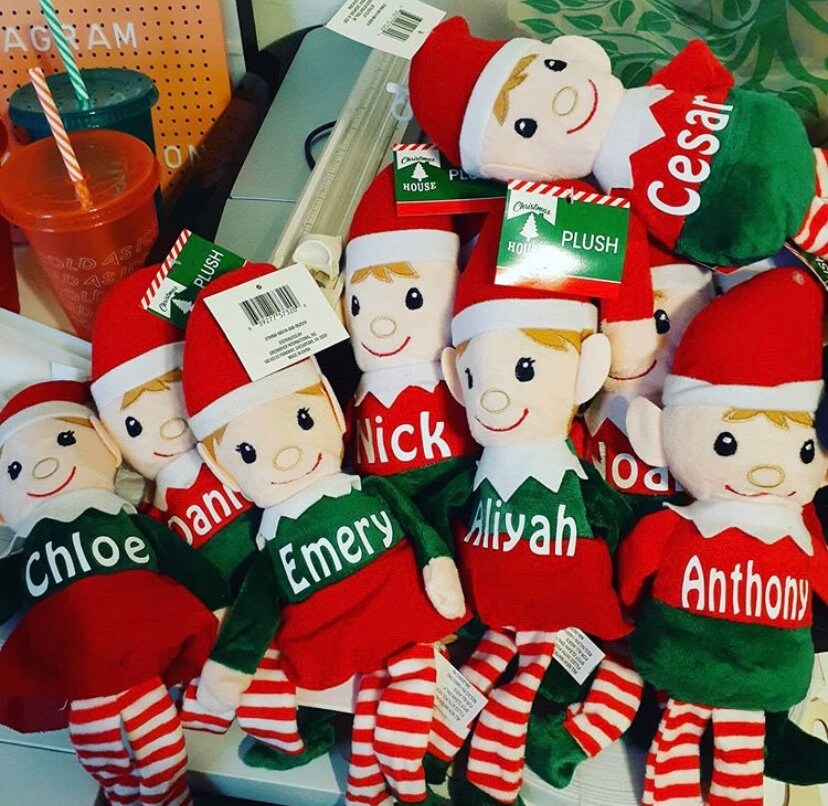 Elfo personalizado de Navidad | Etsy