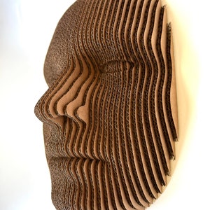 Laser Cut Files 3D Face Sculpture Wall Art Glowforge SVG SVG Files ...