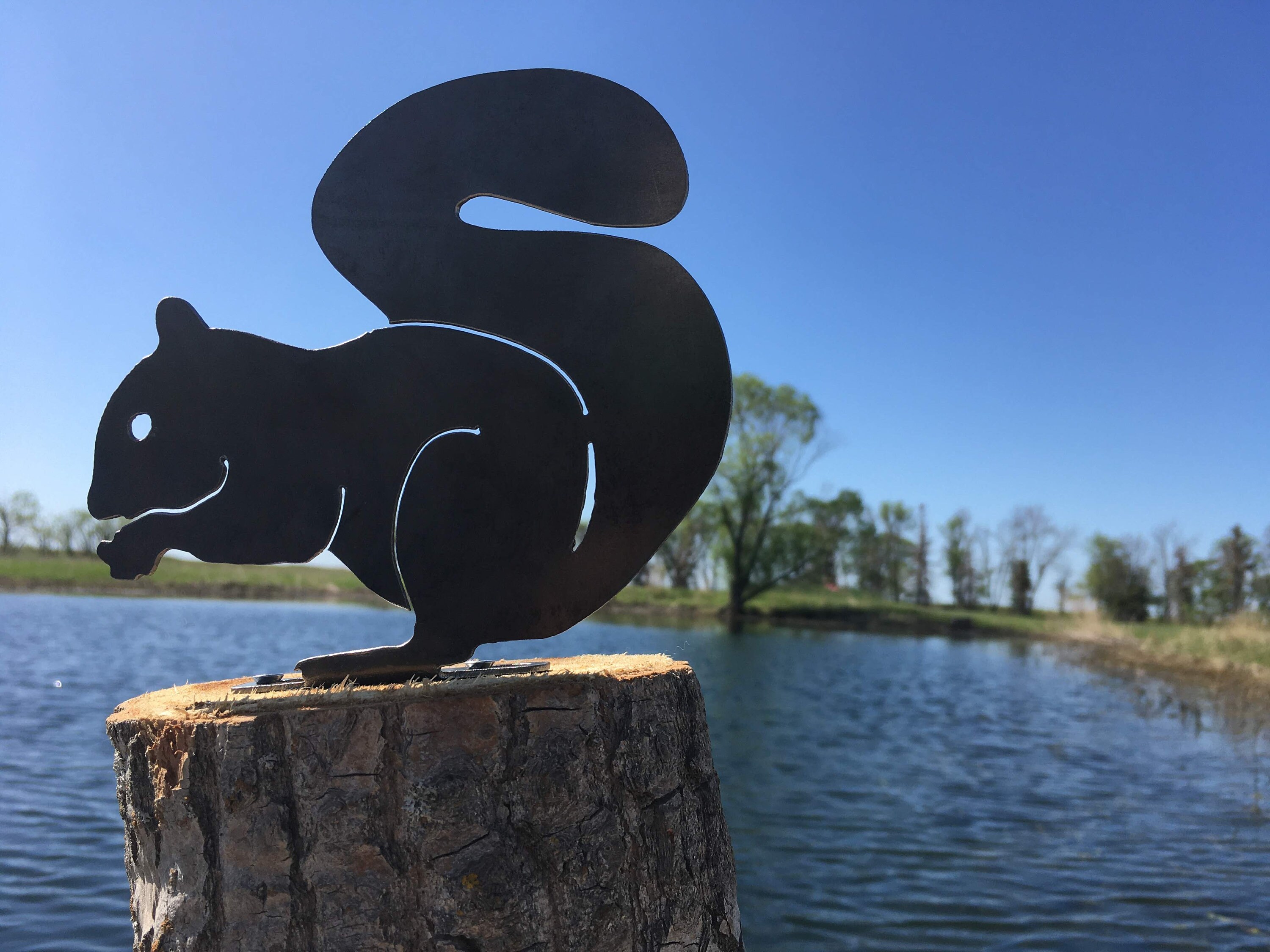 Squirrel Garden Decor Ornament Metal Art - Etsy