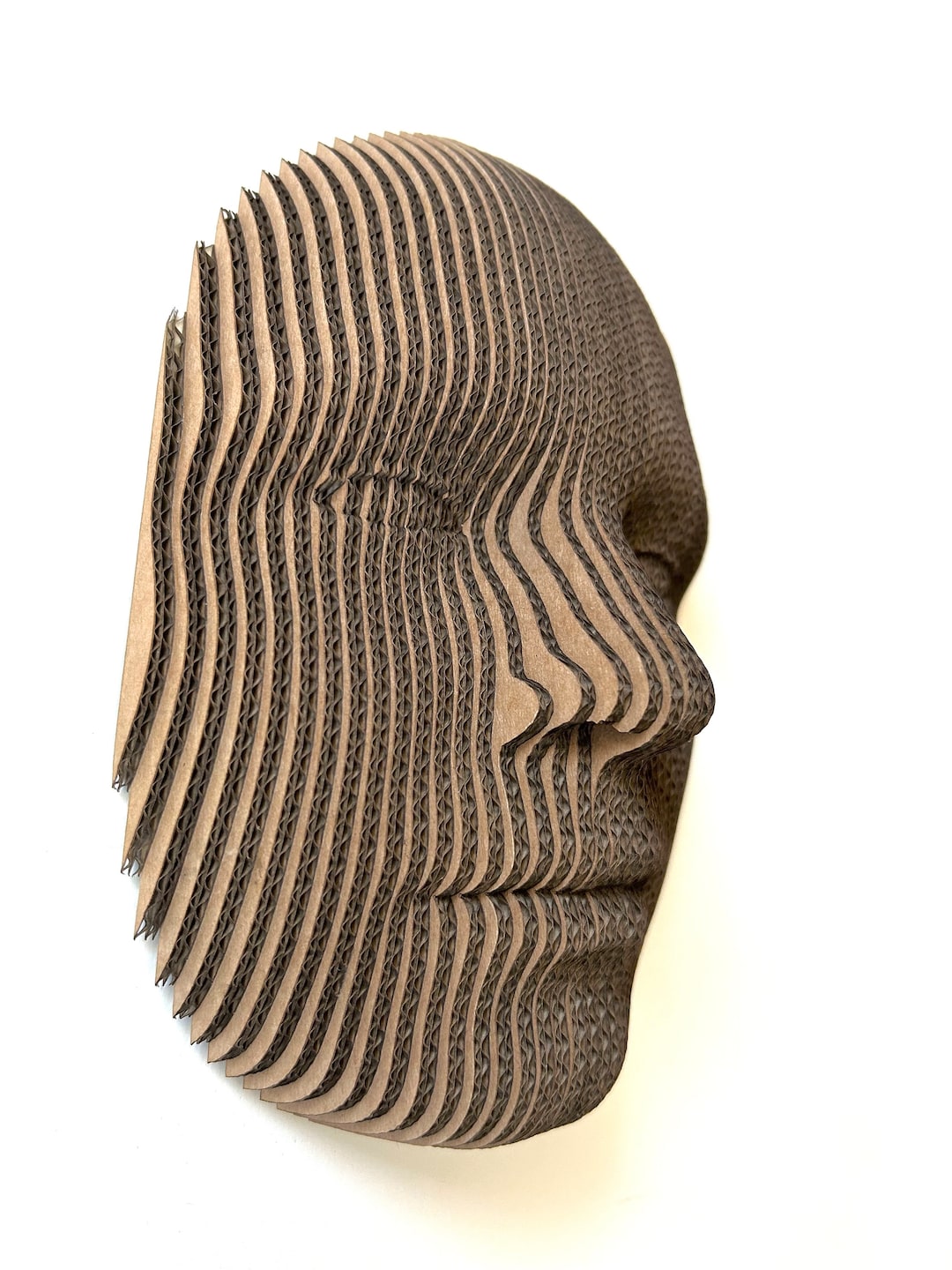 Laser Cut Files 3D Face Sculpture Wall Art Glowforge SVG SVG Files ...