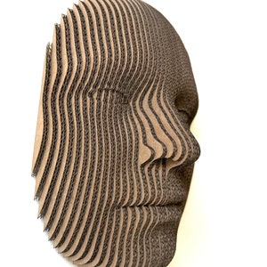 Laser Cut Files 3D Face Sculpture Wall Art Glowforge SVG SVG Files ...