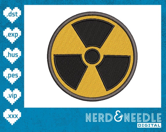Radiation Embroidery Design Fill and Applique - Etsy