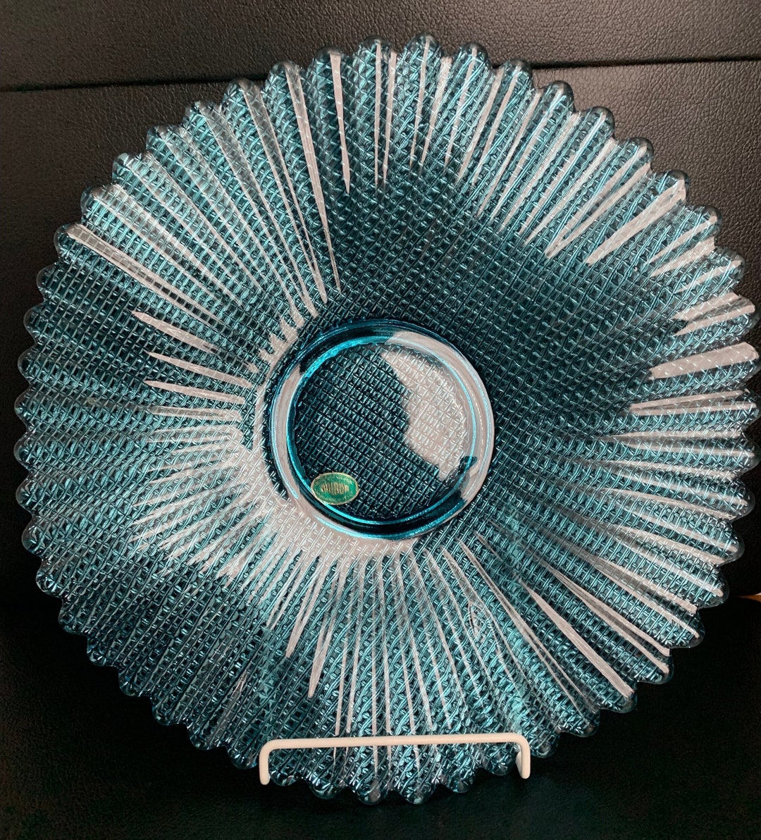 Balboa Venetian Art Glass Wavy Bowl Hand Made in Italy - Etsy
