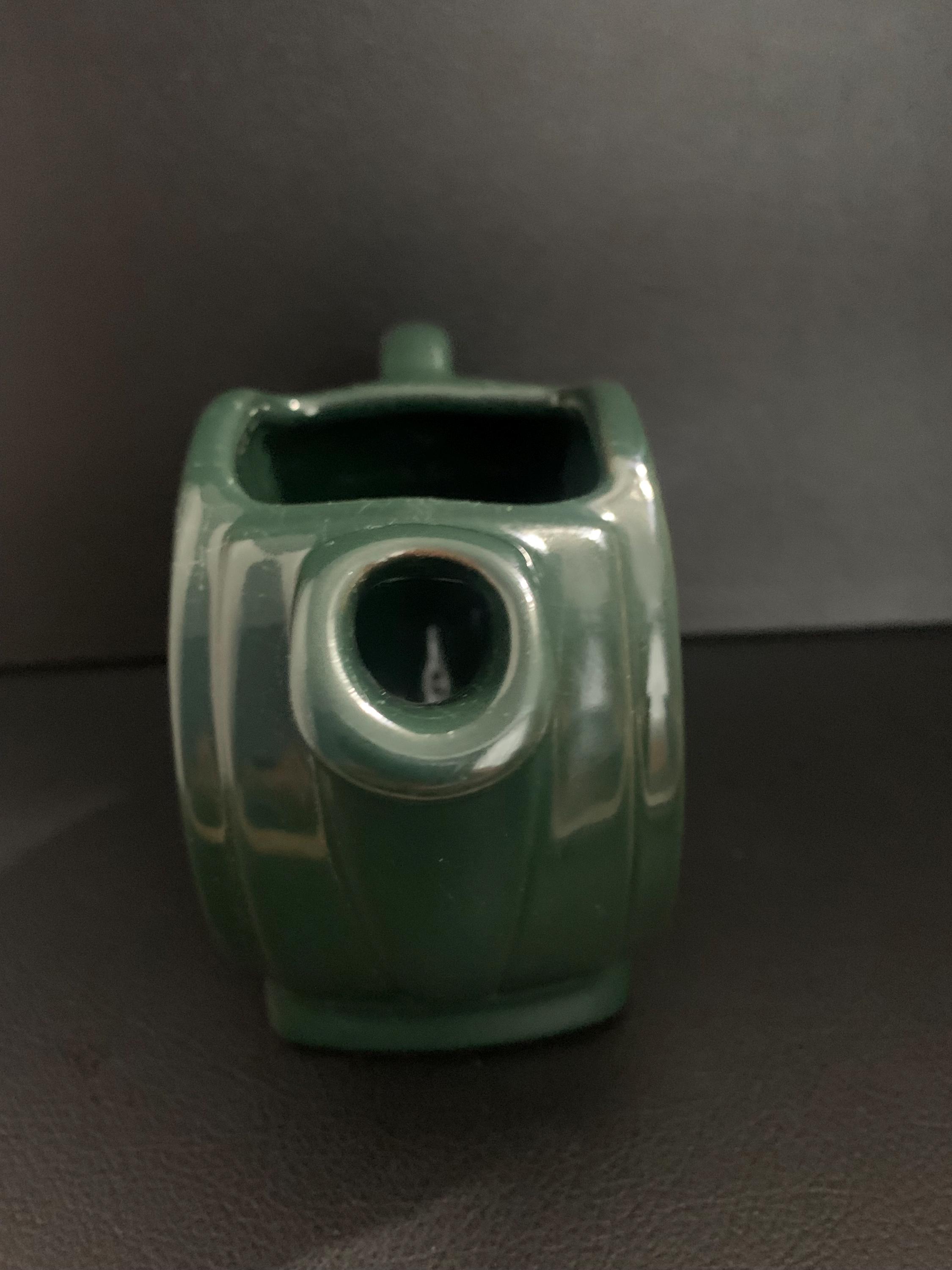 Vintage Frankoma Wagon Wheel Dark Green Small Teapot 94J No Lid - Etsy