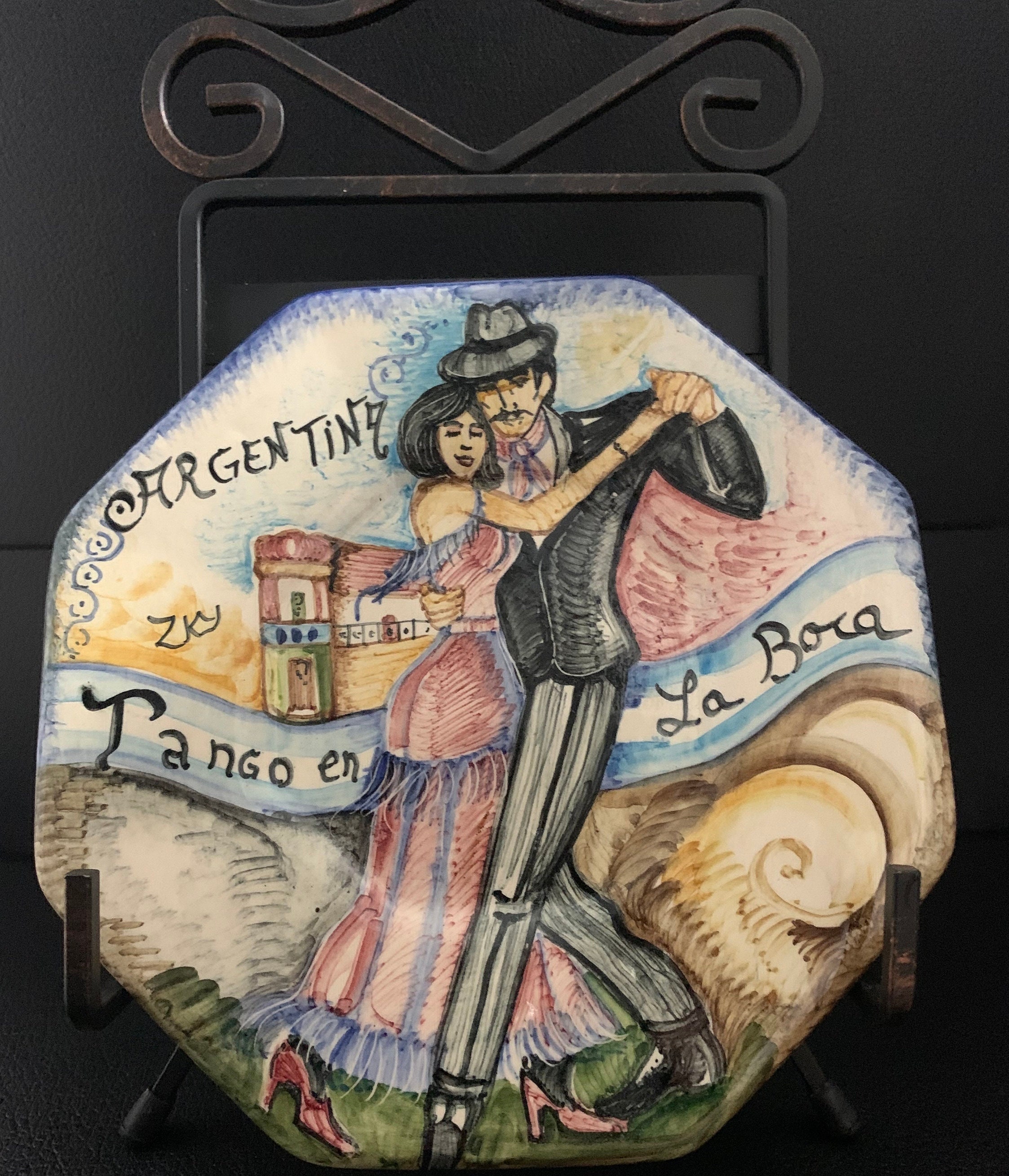 Vintage Argentina Tango Dance Wall Plaque 7 X 7 - Etsy