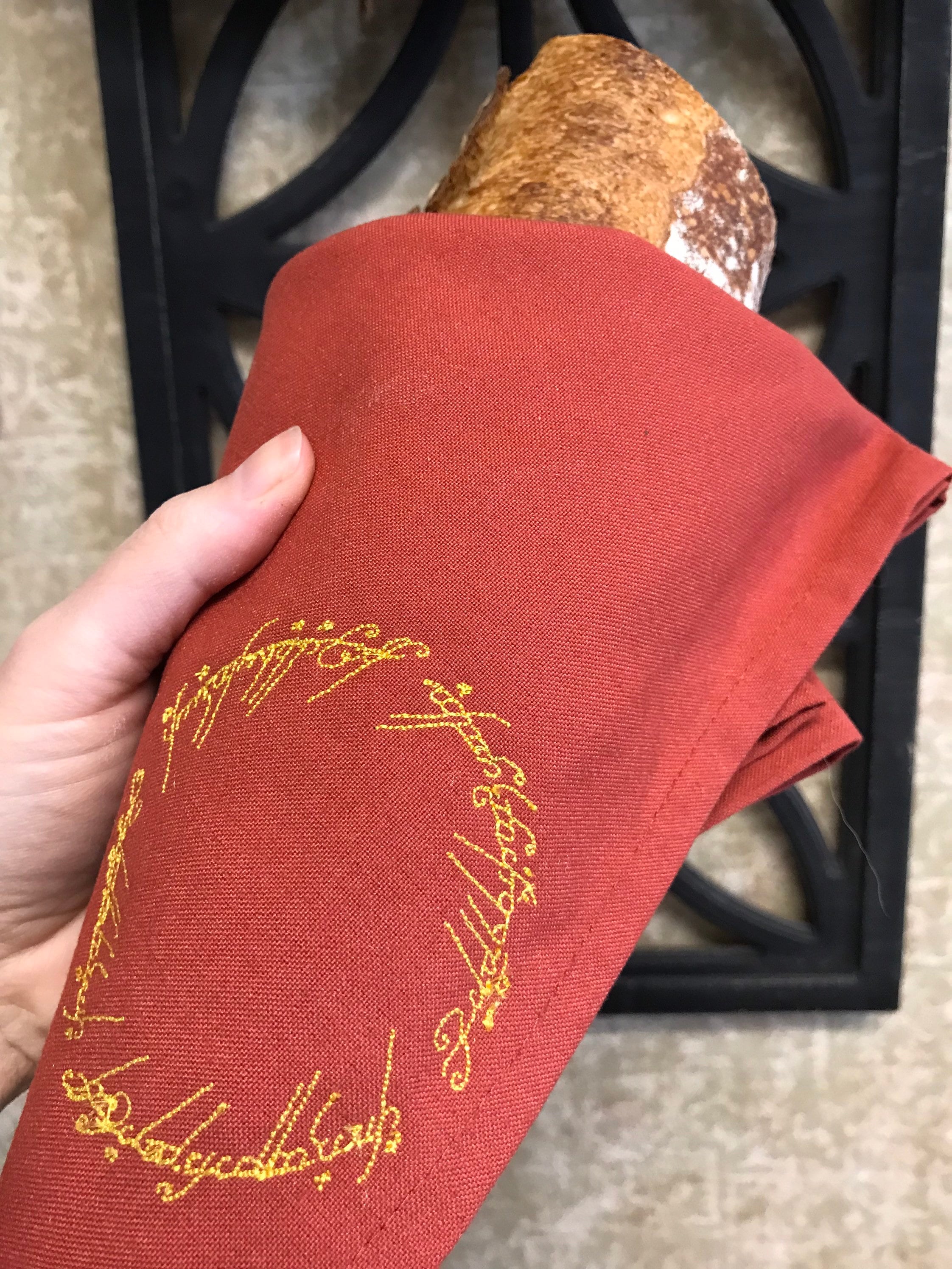 Lord of the Rings Inspired Second Breakfast Napkins - Foldable - Etsy