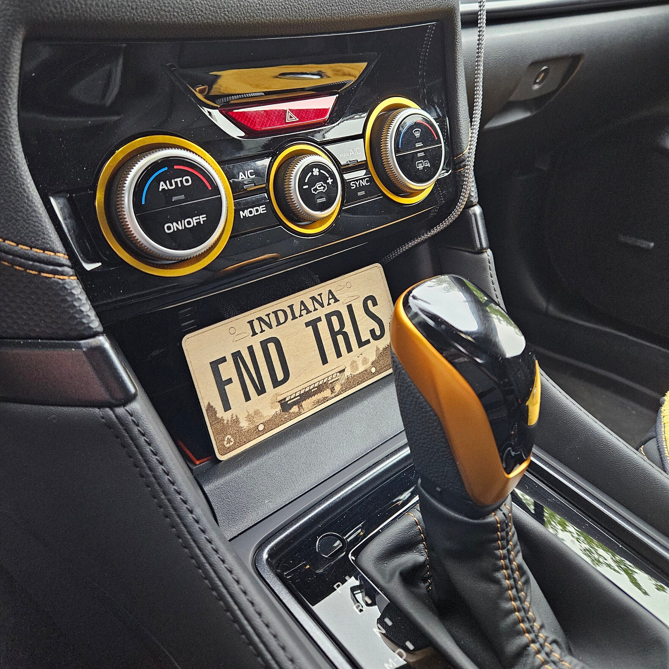 Custom Mini Wood License Plate: Laser Engraved Car Decor (4.75x2.25 ...