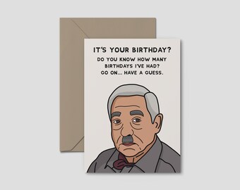 Morris Birthday Card | Etsy