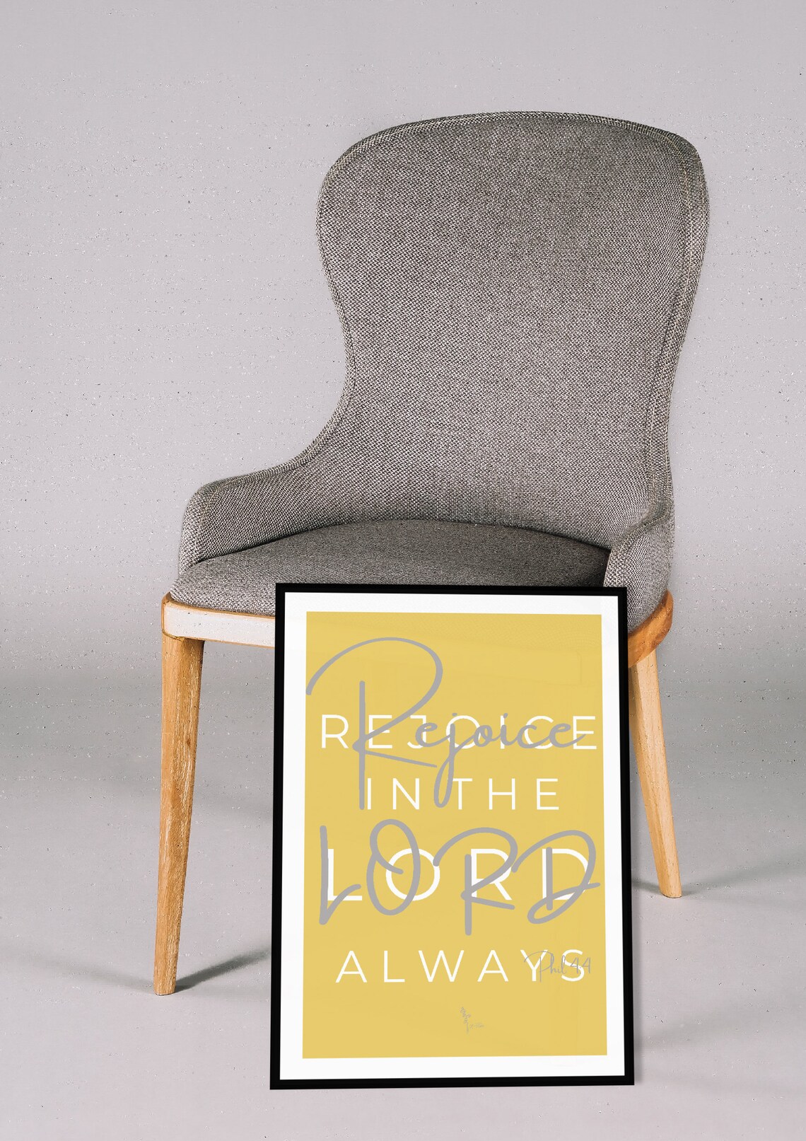 Rejoice in the Lord Always Printable Wall Poster Wall Art - Etsy