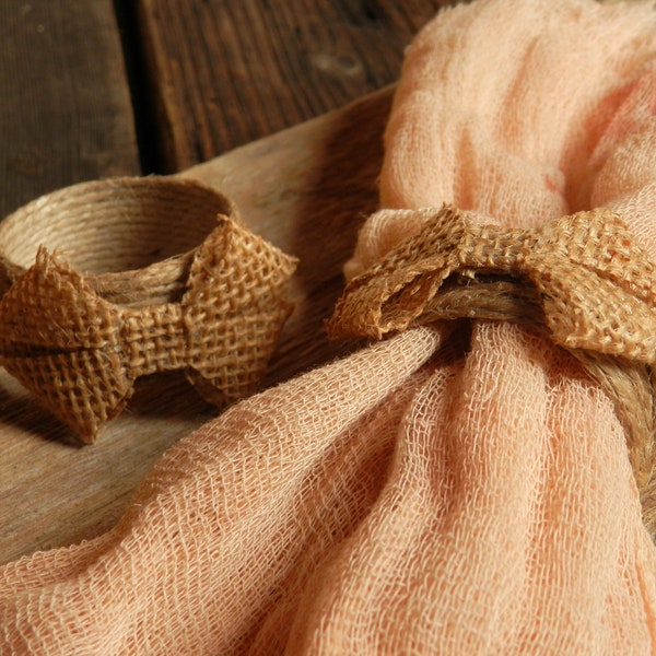 Burlap Napkin Rings - Etsy