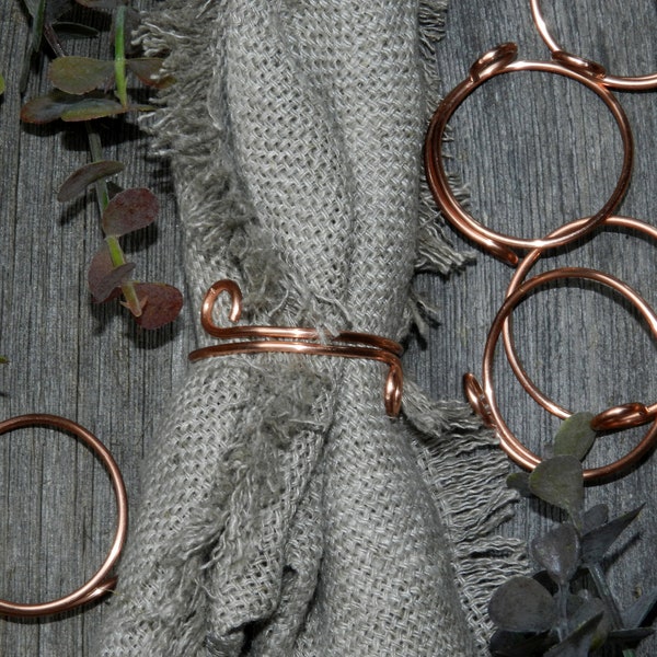 Wire Napkin Rings - Etsy