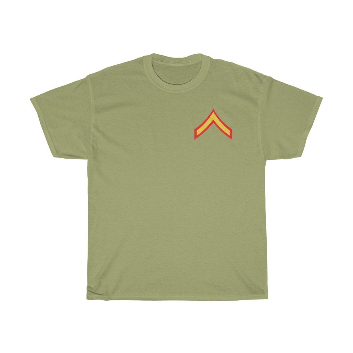 USMC Moto Skivvy Shirt PFC of Marines | Etsy