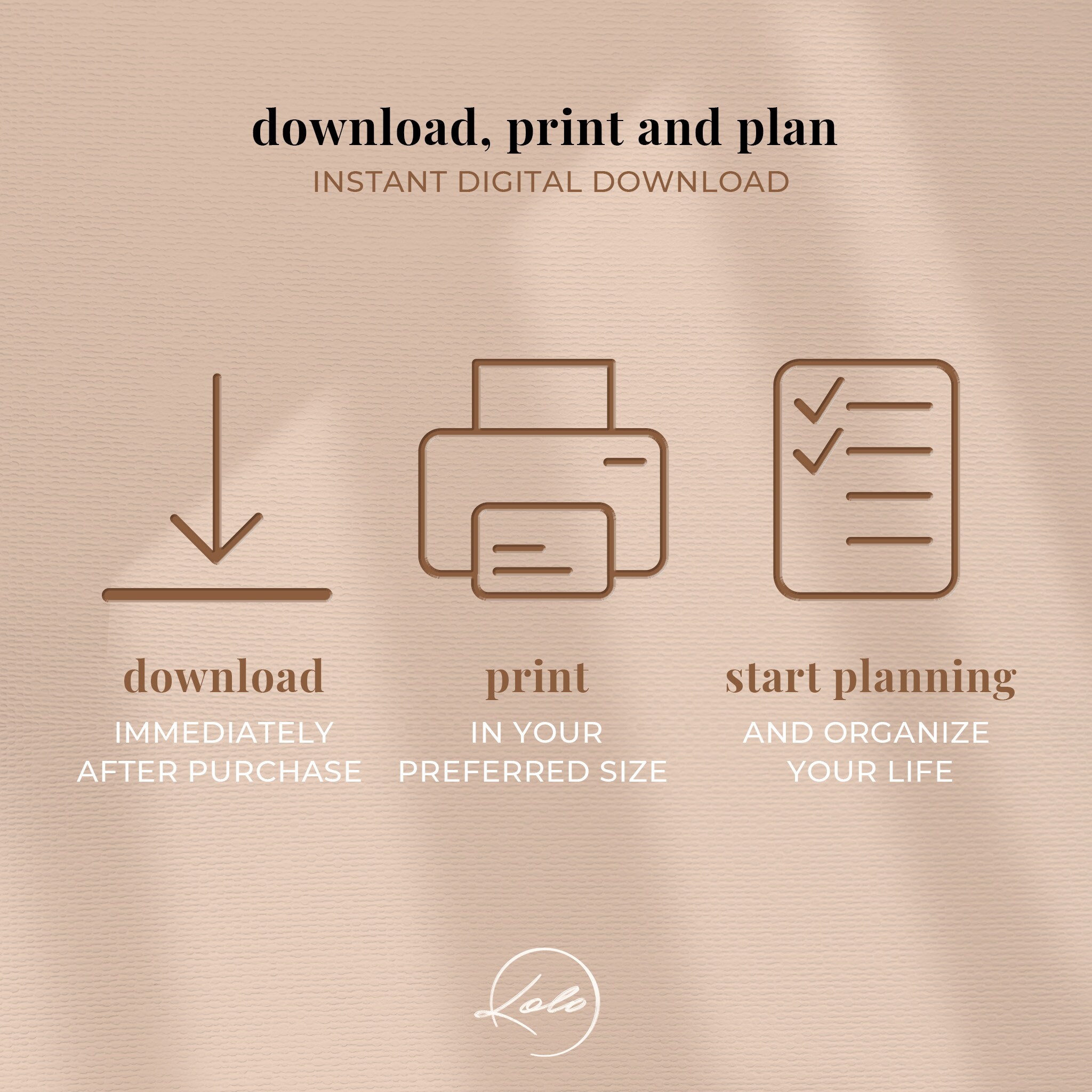 Daily Routine, Daily Routine Printable Planner, Undated Daily Planner ...