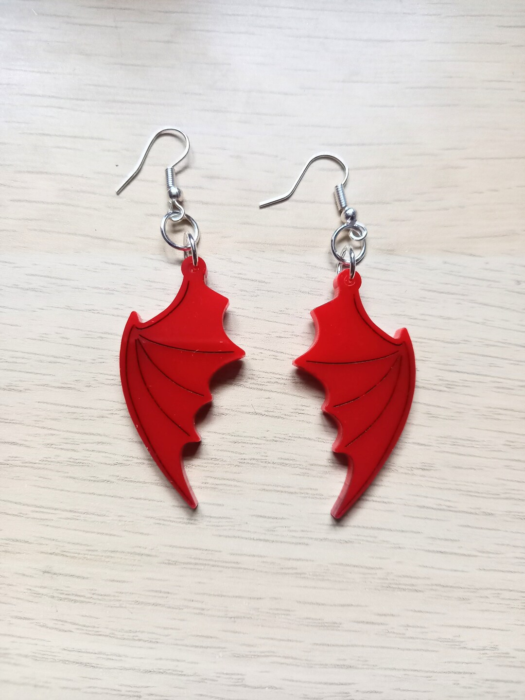 Delightfully Devilish Devil Wing Earrings - Etsy