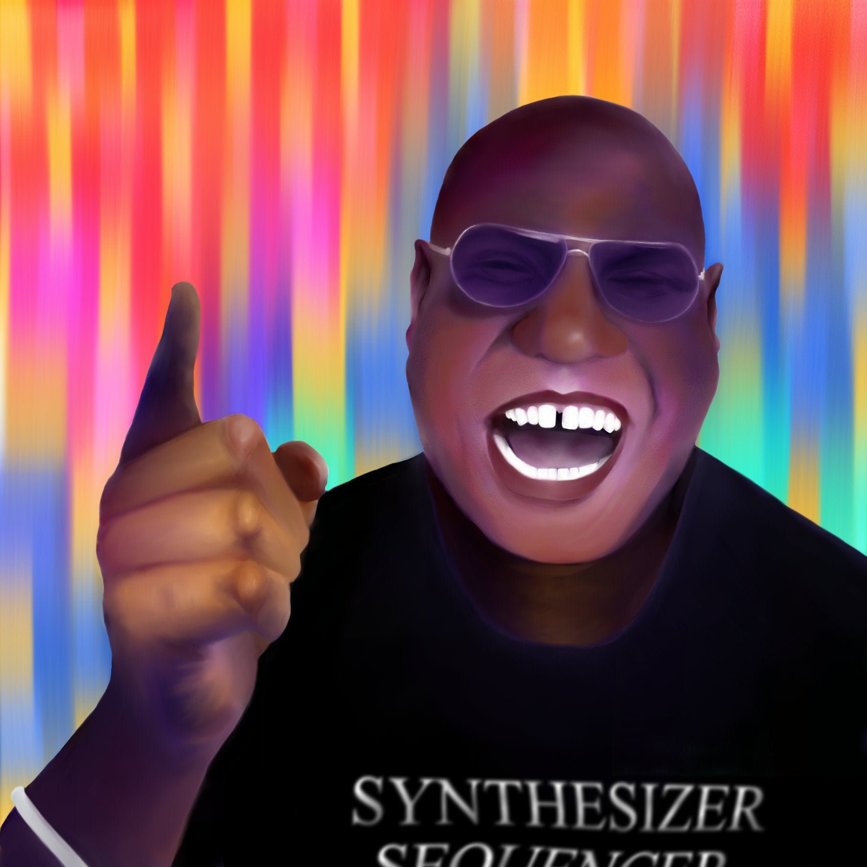 Carl Cox Portrait Art Coxy DJ Graphic Art - Etsy UK