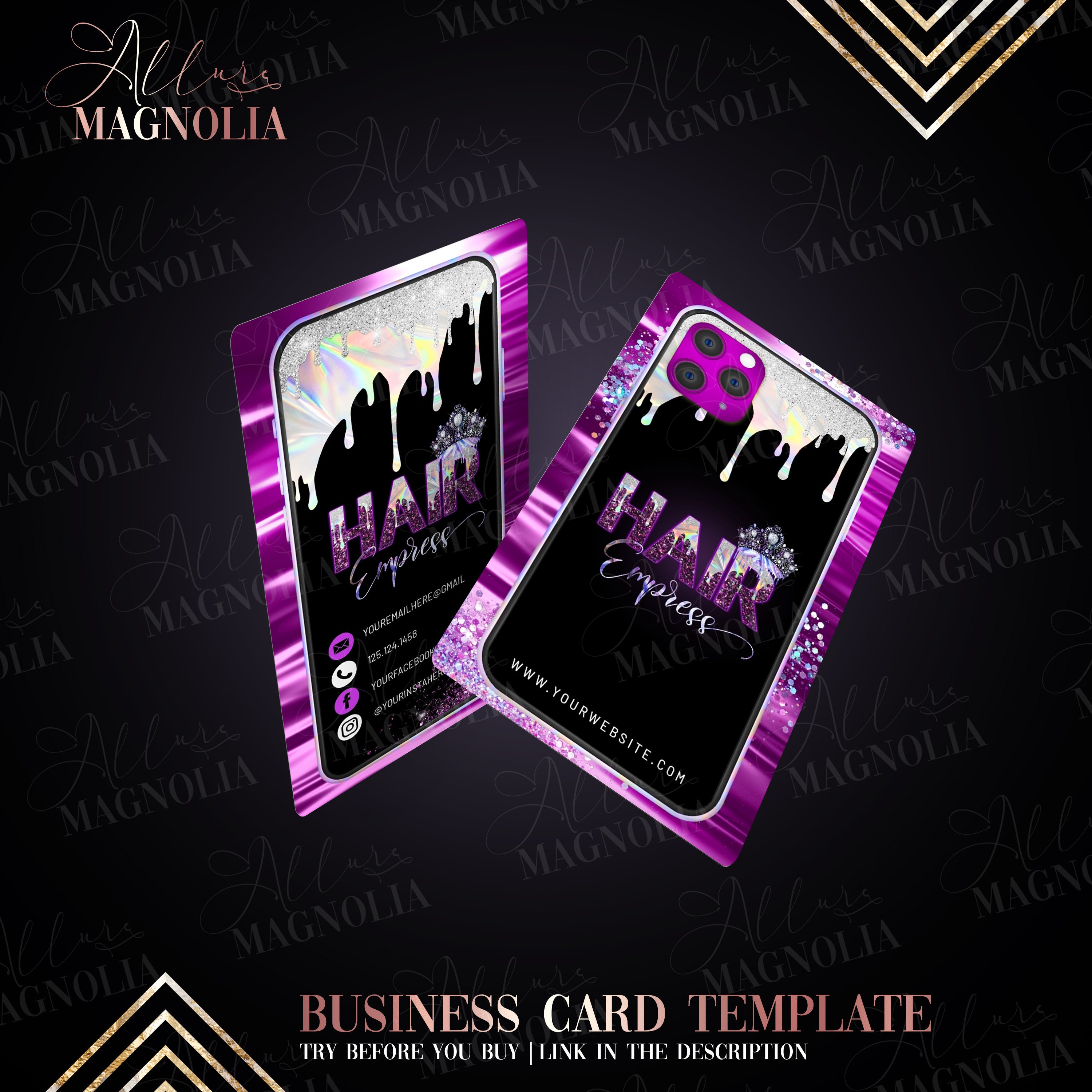 BEAUTY BUSINESS CARD Beauty Cosmetics Business Cards - Etsy