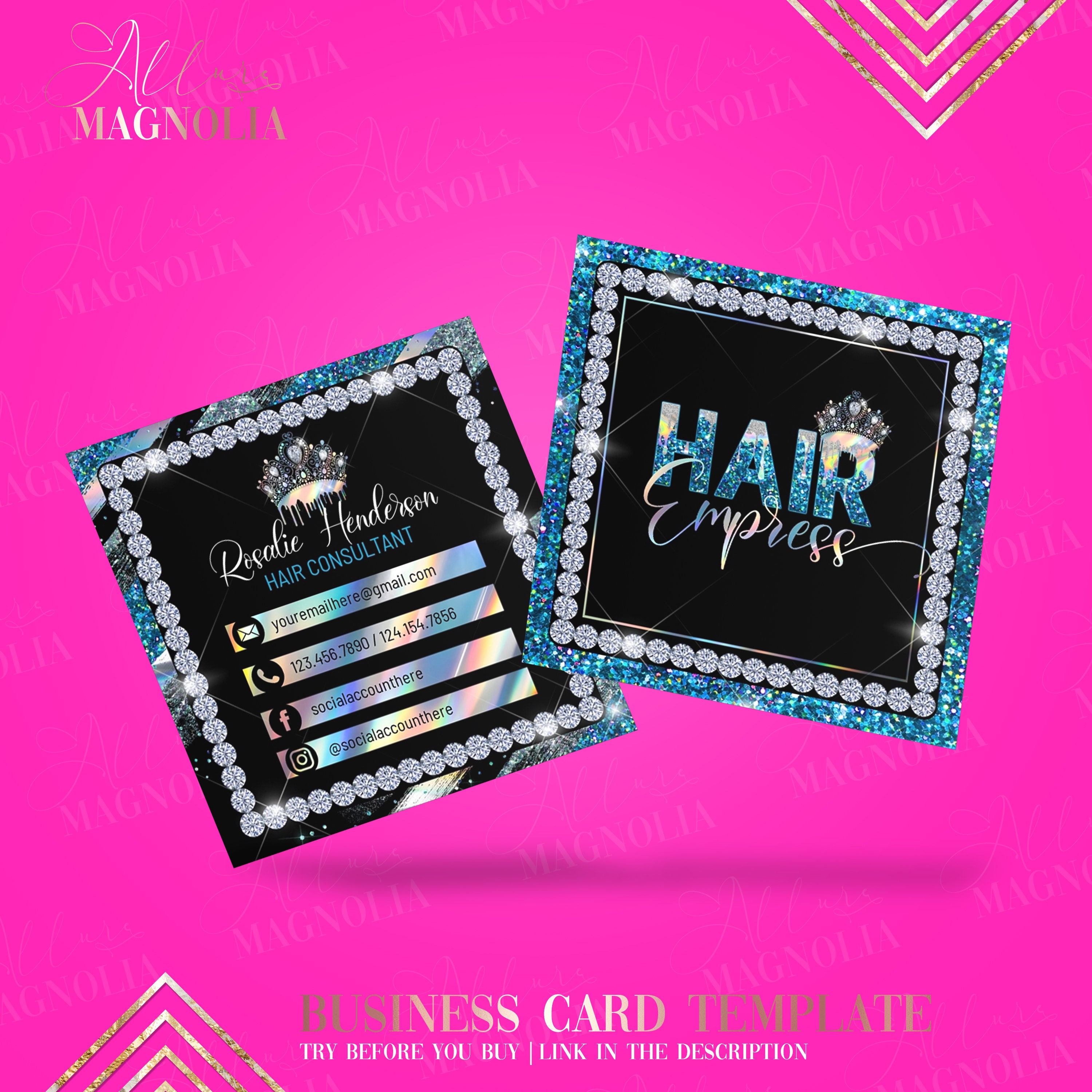 BEAUTY BUSINESS CARD Beauty cosmetics Business Cards | Etsy