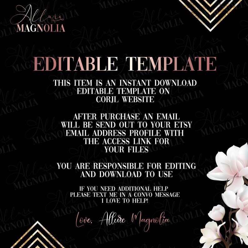 WAX SALON LOGO Beauty Cosmetics Logo Template Editable - Etsy