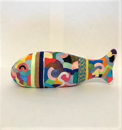 Funky Gilly the Threaded Fish Statue. Read Gilly's Little Story in the ...
