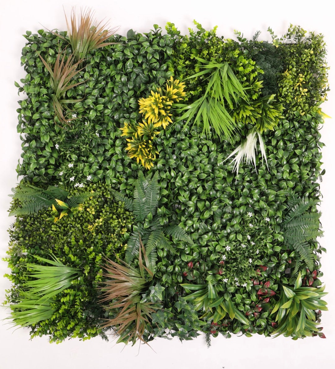 Mu-mirage Artificial Hedge Green Living Wall - Living Wall Panel 40" X ...