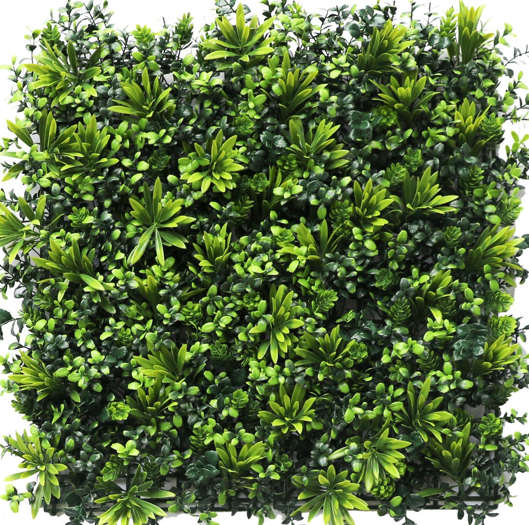 Artificial Hedge Panel – 40" Tranquil Bay Green Living Wall - Etsy