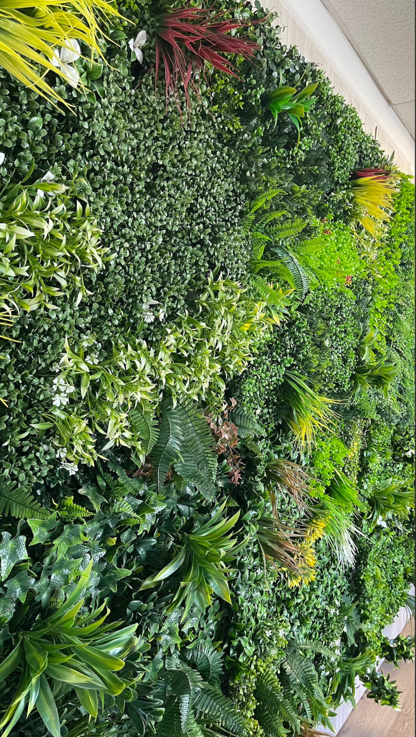 Mu-mirage Artificial Hedge Green Living Wall - Living Wall Panel 40" X ...