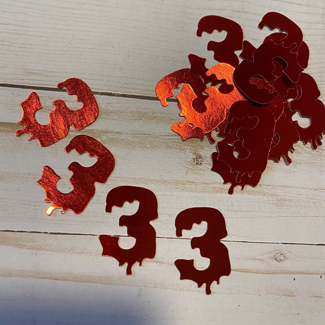 Horror Confetti, Age Confetti, Number Confetti, Confetti, Halloween ...