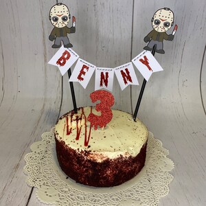 Halloween Cake Topper, Killer Birthday, Horror Birthday, Slasher, Have ...