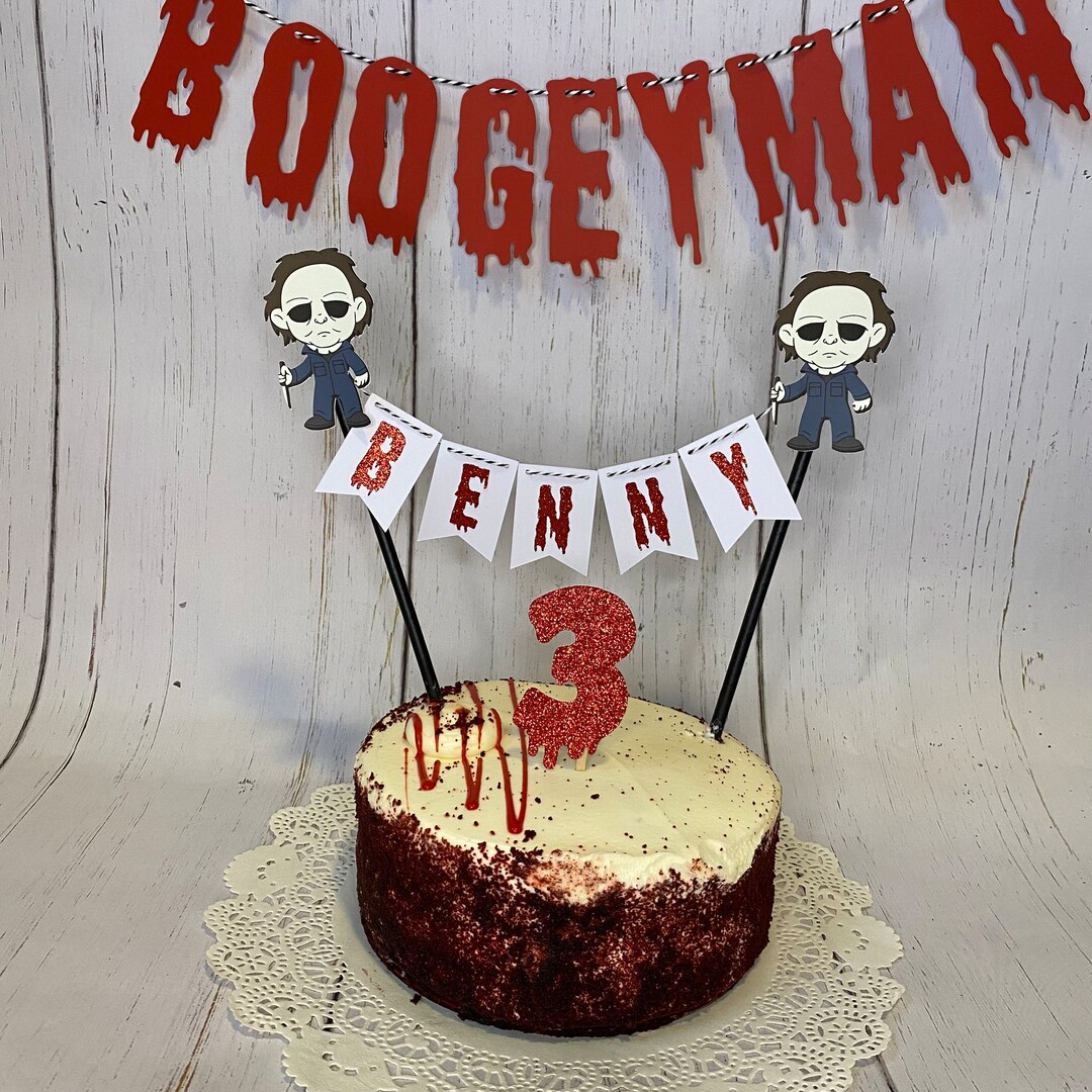 Halloween Cake Topper, Killer Birthday, Horror Birthday, Slasher, Have ...