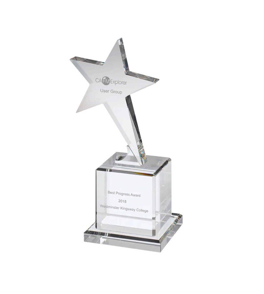 Crystal Star Award, Corporate Award, Glass Star Award - Etsy