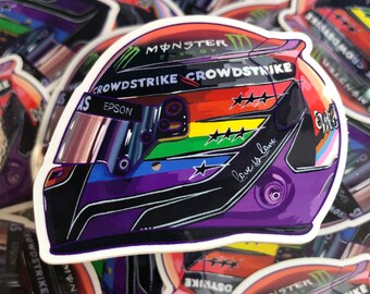Lewis Hamilton 44 Signature LH44 Sticker Decal Mercedes F1 - Etsy