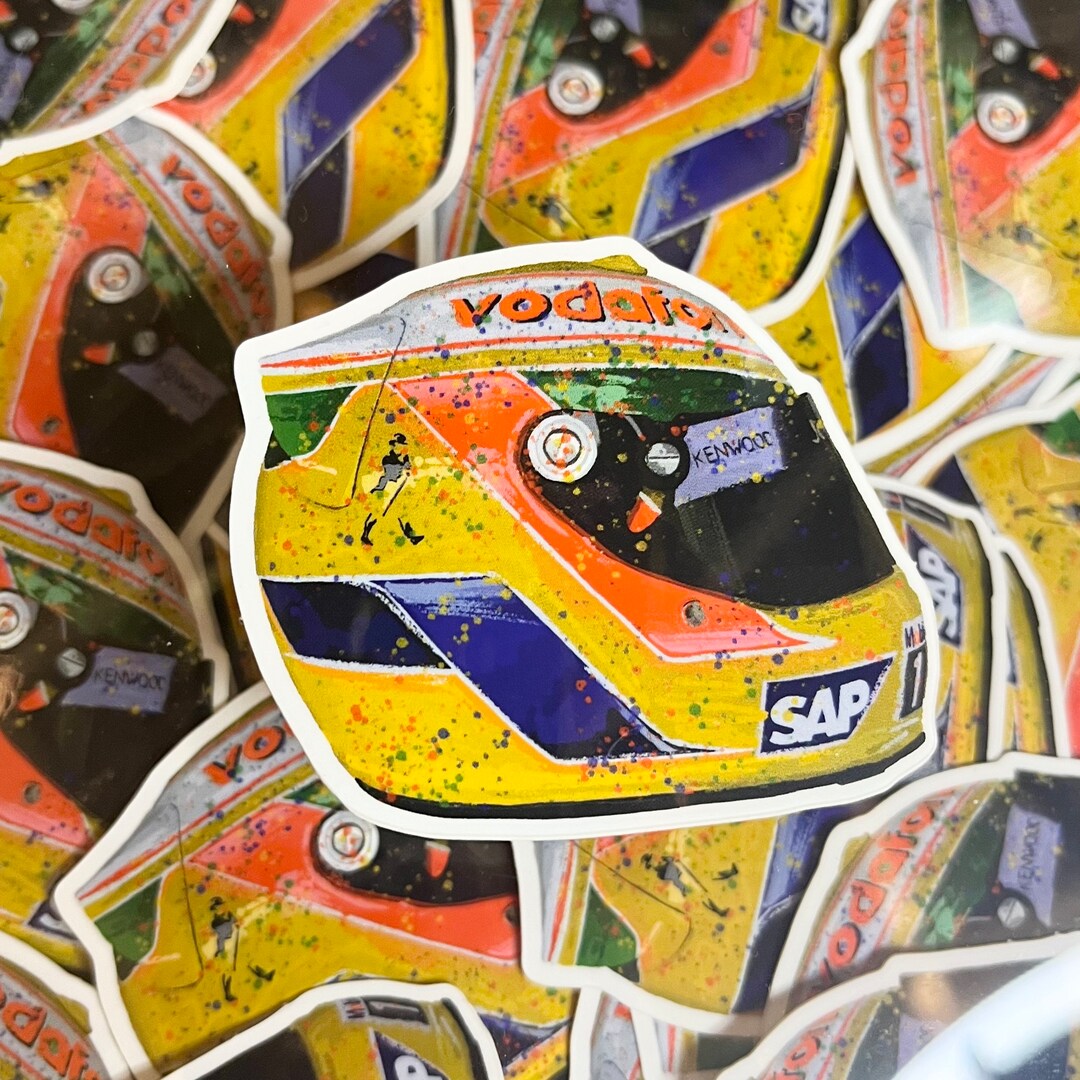 F1 Lewis Hamilton Helmet Sticker, High-quality Vinyl Decal, Perfect for ...