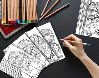 Racing Car Party Placemat Printable Formula 1 Party Coloring - Etsy