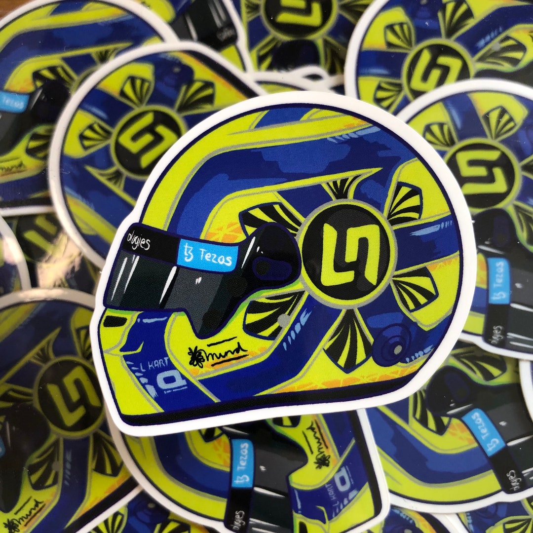 Lando Norris 2022 Helmet Sticker // F1 Vinyl Decal / Formula One Helmet ...