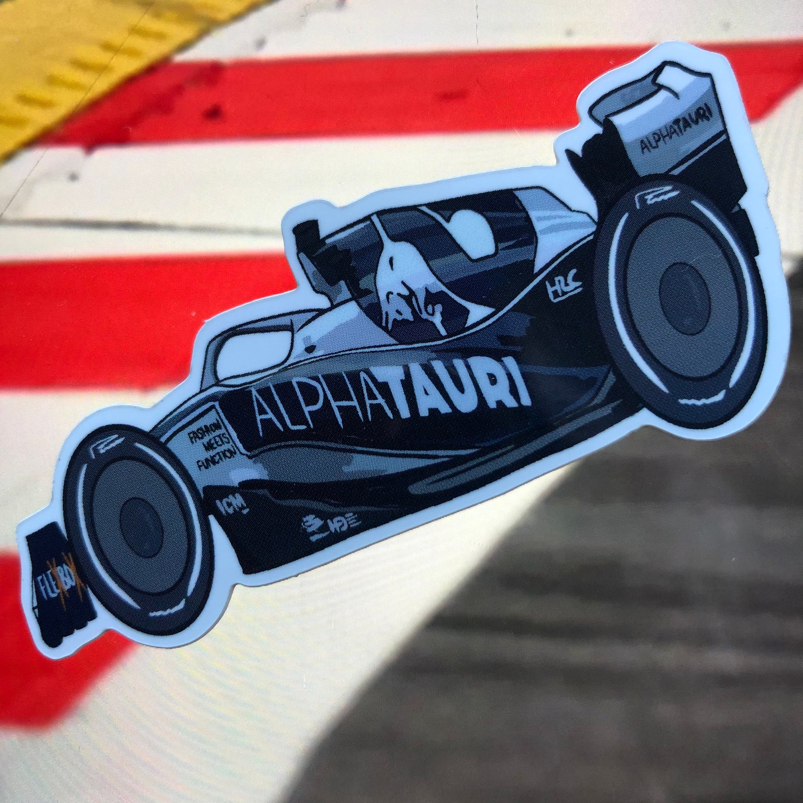 Formula 1 Livery Stickers SET 1 // Pack of 5 F1 Vinyl Set - Etsy