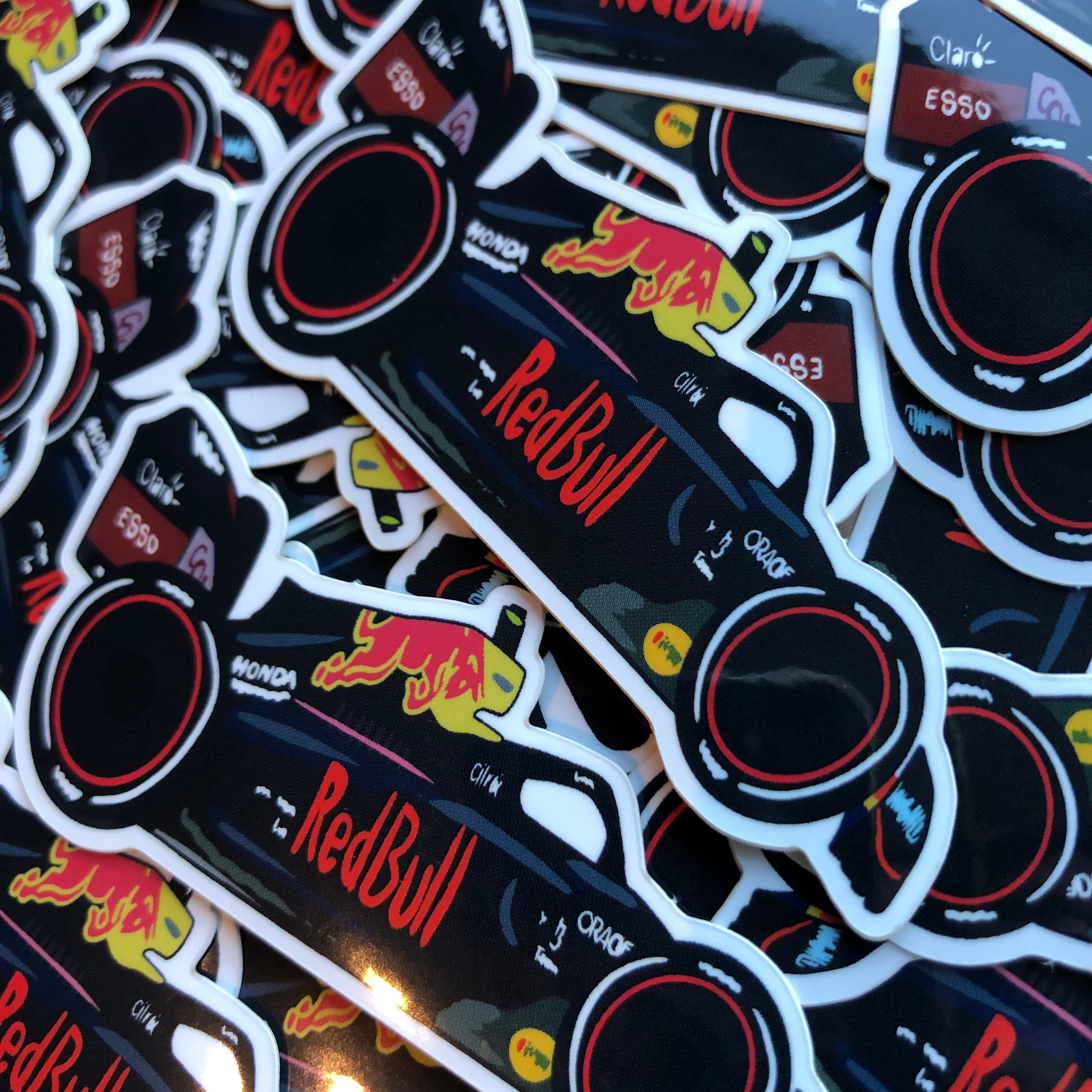 Formula 1 Livery Stickers SET 1 // Pack of 5 F1 Vinyl Set - Etsy