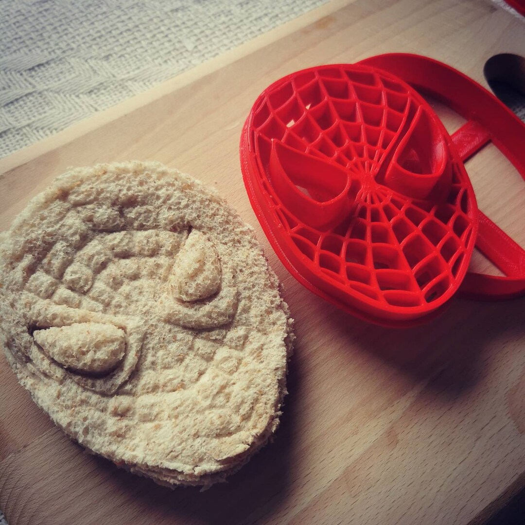 Spiderman Sandwich Cutter and Press for Kids Suitable for - Etsy