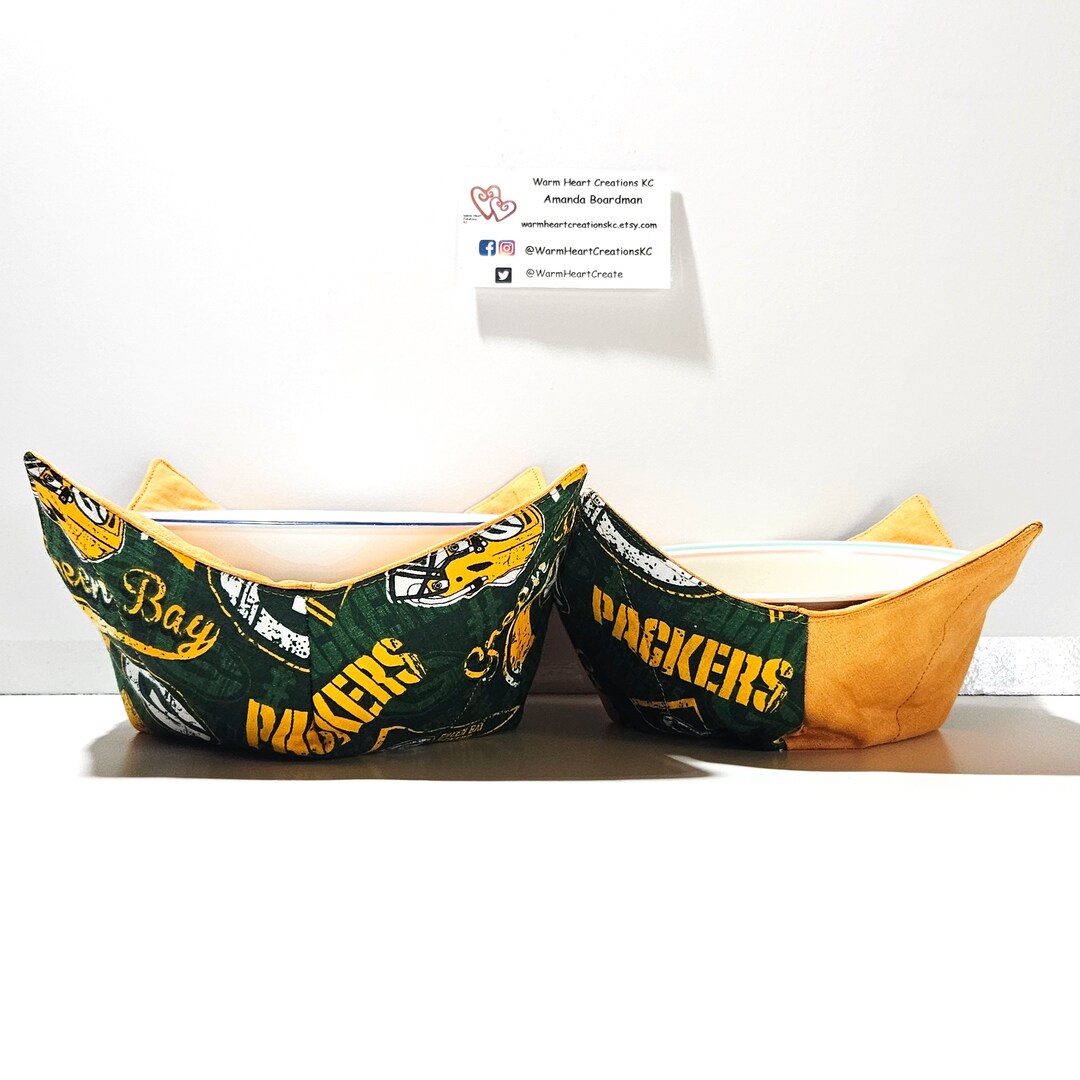 Bowl Cozy Sets, Green Bay Packers Themed - Etsy