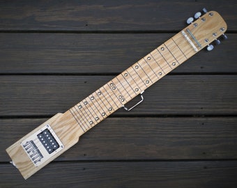 6 String Lap Steel Guitar Fretboard Screenprinted Onto - Etsy