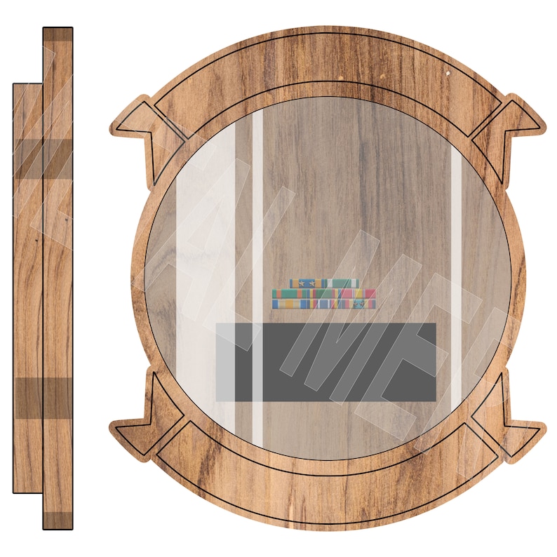 DIY Military Shadow Box | Frameless | CNC Digital Download SVG | Banner ...