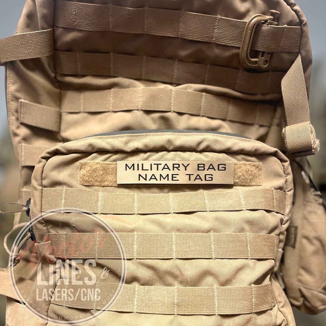 Custom Military Name Tapes Tags Deployment Hook Fastener Backpacks ...