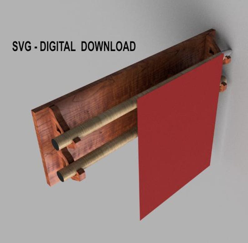 DIY Military Guidon Mounts Display | SVG Digital File Download Only ...