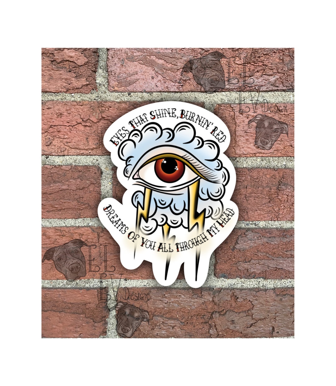 Led Zeppelin Vinyl Sticker, Gift for Music Lovers, American Traditional ...