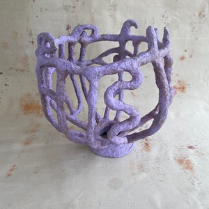 Joan - Cardboard Clay, Mache Pottery and Sculpture by Katie Austin ...