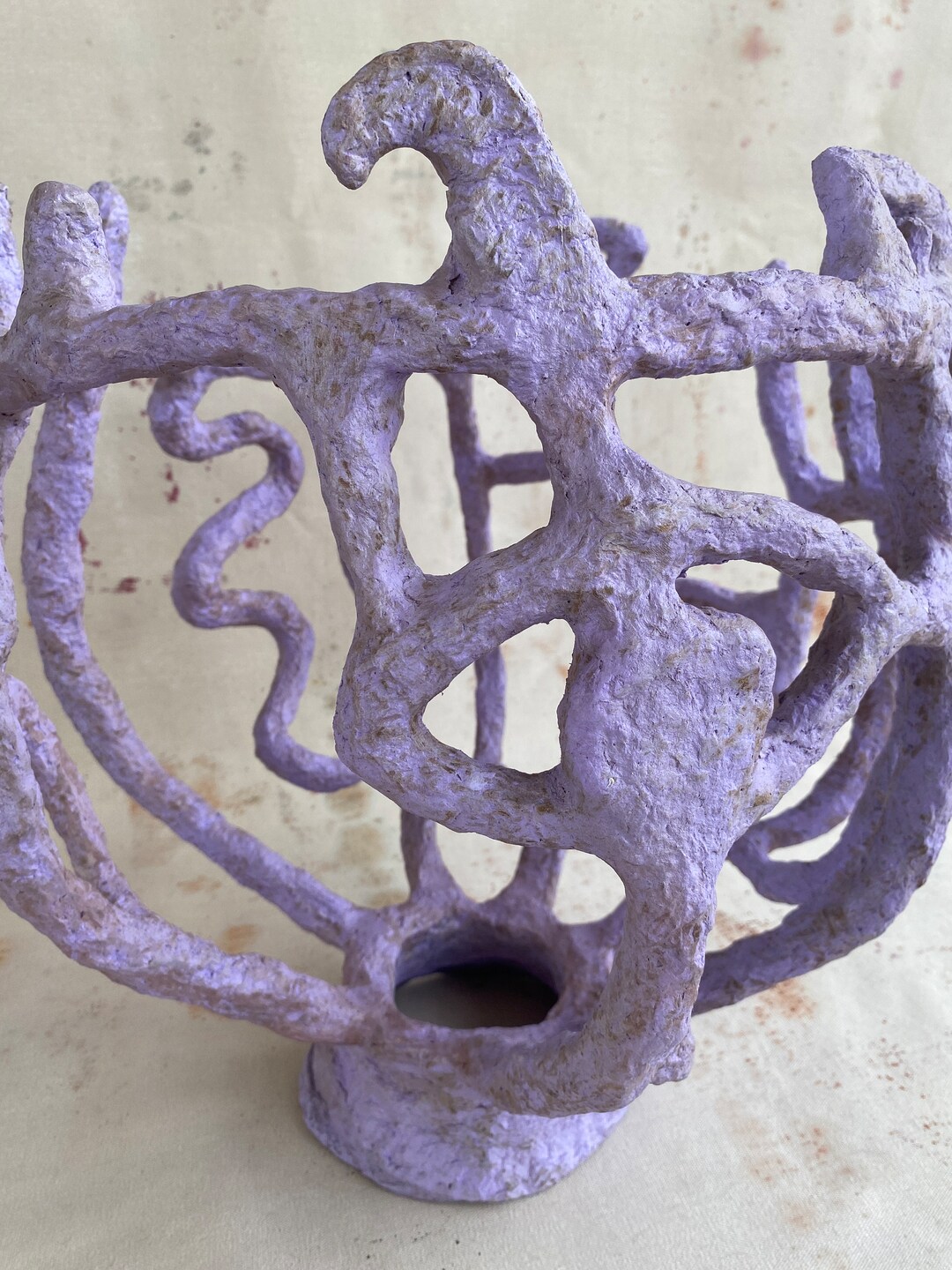 Joan - Cardboard Clay, Mache Pottery and Sculpture by Katie Austin ...