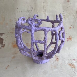 Joan - Cardboard Clay, Mache Pottery and Sculpture by Katie Austin ...