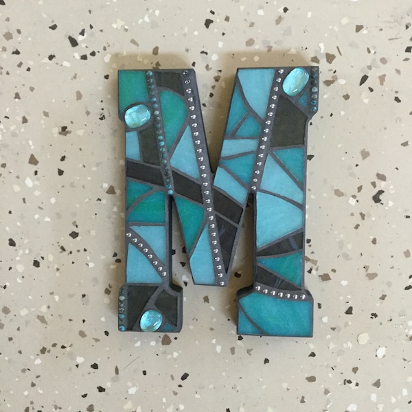 M Mosaic Letter - Etsy