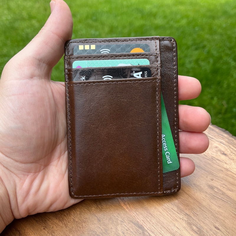 Mens Slim Mini Wallet - Etsy UK