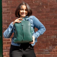 Leather Backpack - Etsy New Zealand