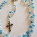 Beautiful Light Blue Rosary - Etsy